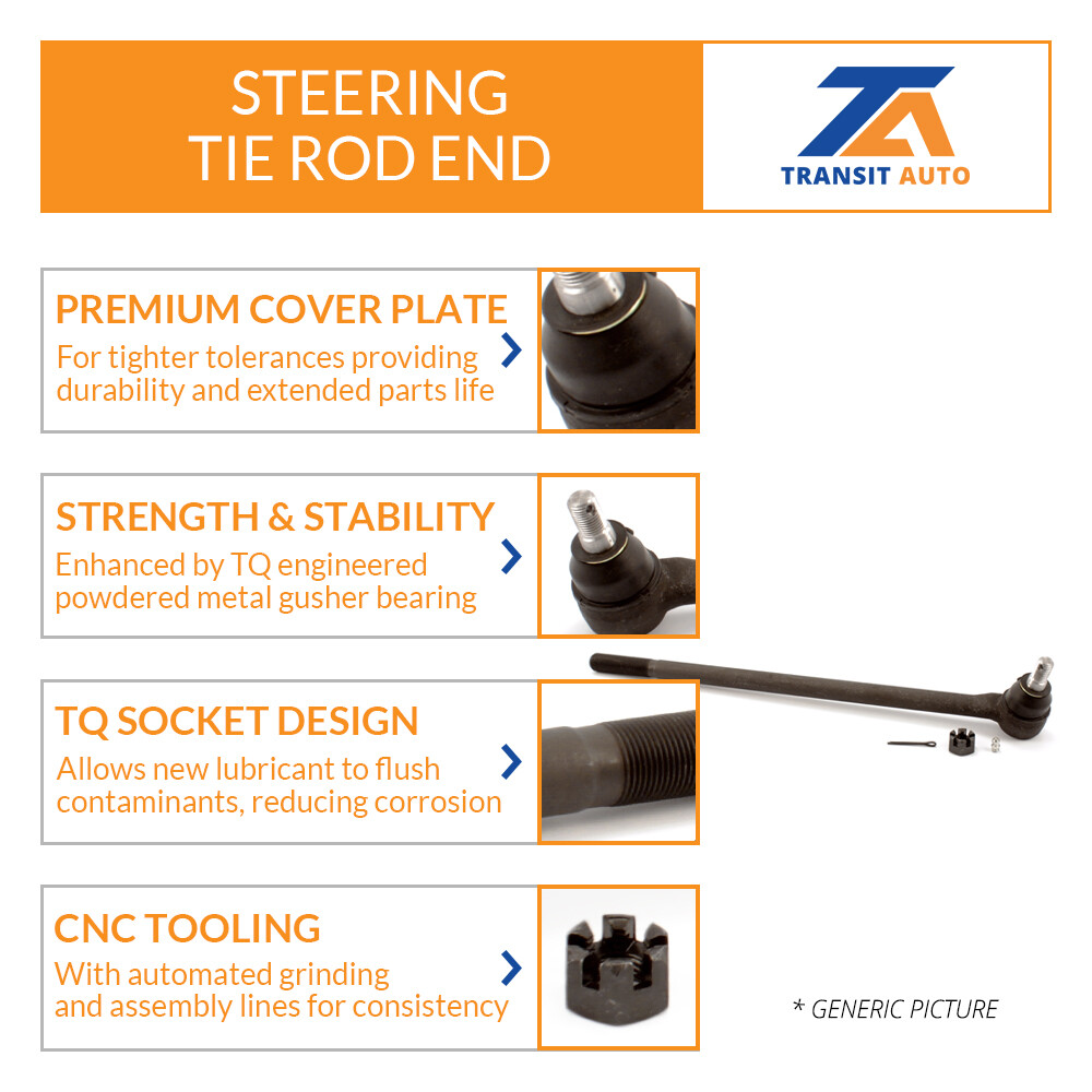 Front Tie Rod End Kit For Jeep Dodge Patriot Compass Grand Caravan ...