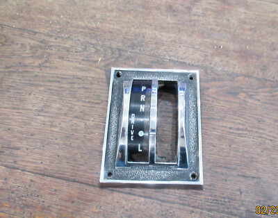 1965- 1966 FORD Mustang Automatic Shifter Crome BEZEL REAL FORD made in ...
