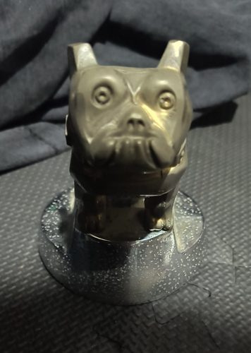 Genuine OEM Mack Truck Gold Plated Bulldog Hood Ornament #87931 / Mount ...