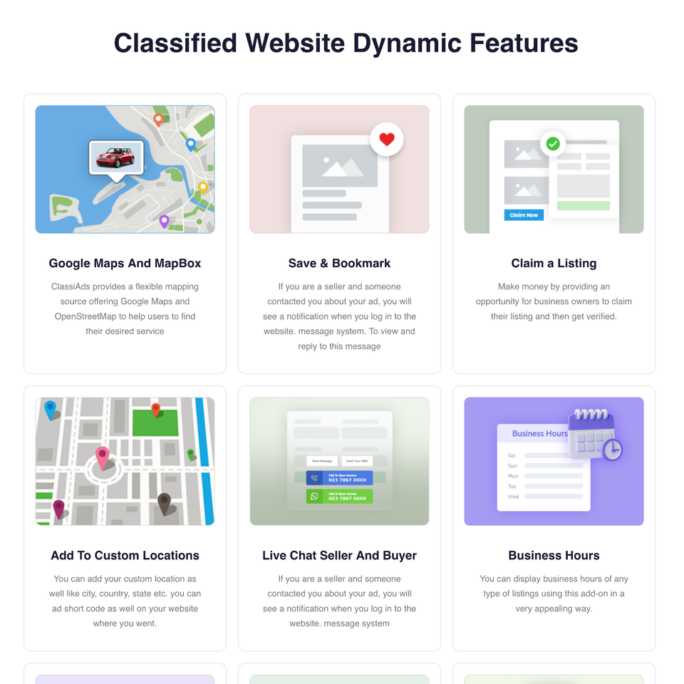 Classified Marketplace Websites for Sale with Free Hosting ...