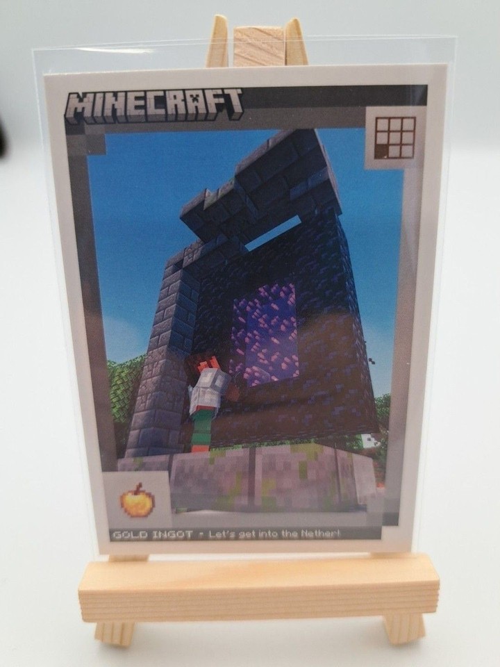 Panini Minecraft Trading Card 2024 Mojang - Gold Ingot #97 | eBay