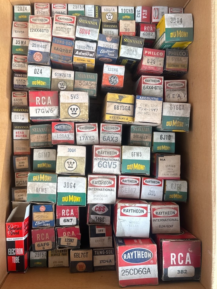 Raytheon 6DG6GT Compactron / utility tube Tested NOS Emission Strong ...