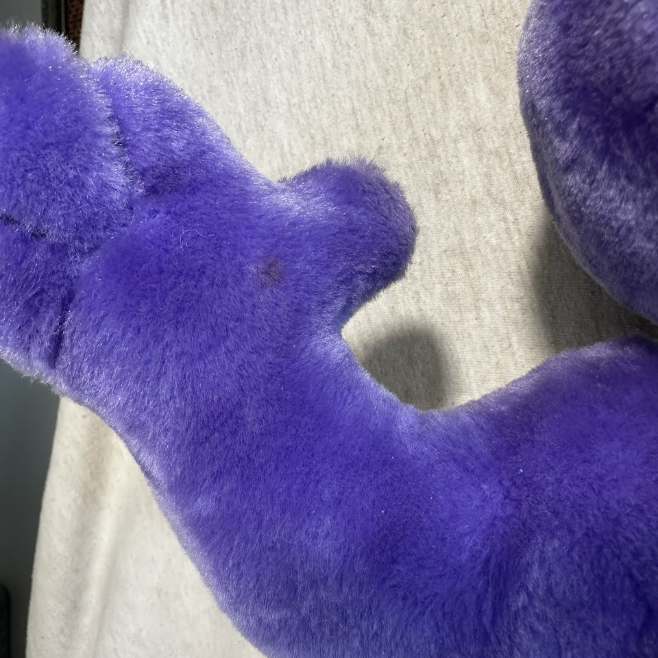 Mr Munch Chuck E Cheese ShowBiz 1996 Vintage Pizza Time Plush Purple ...