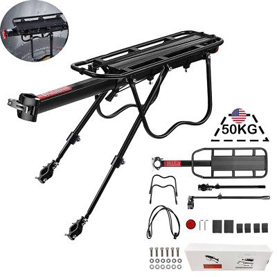 Bike Rear Carrier Rack Mountain Road Bicycle Alloy Pannier Luggage ...