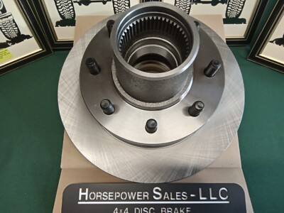 3/4 ton, 8 Lug Dana 44 Disc Brake HUB+ROTOR, Internal Splines, Chevy ...