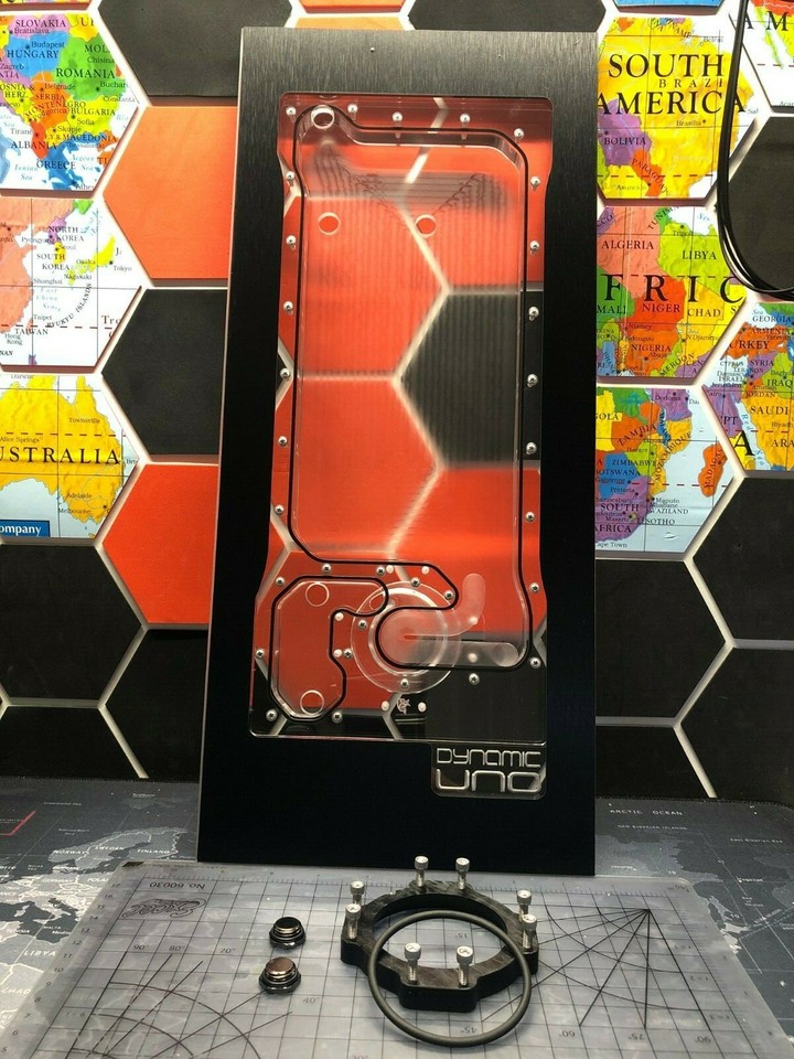 Dynamic UNO XL - Front Panel Acrylic Water Cooling Reservoir for D5 ...