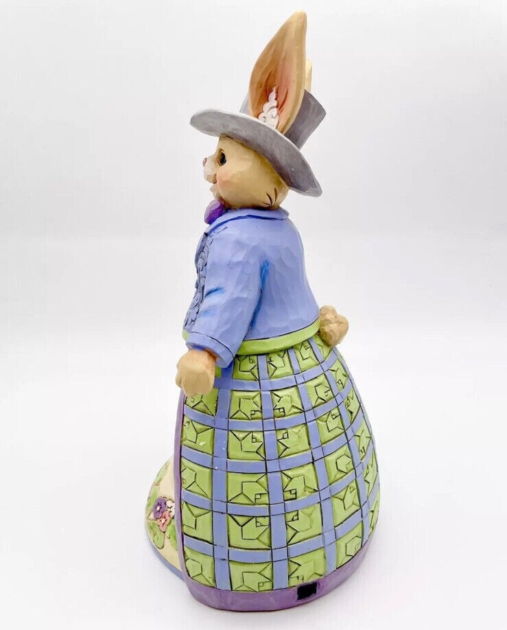 Jim Shore Easter Joy Is All Around Easter Bunny Lighted Rotator 11"T ...