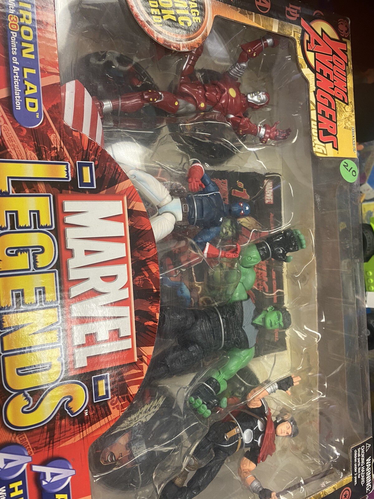 ToyBiz Marvel Universe Asgardian/Hulkling /Iron Lad/Patriot Action ...