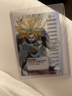 Trunks Times Hero Holo Foil Rare 195 DBZ Score Tech Card DragonBall Z ...