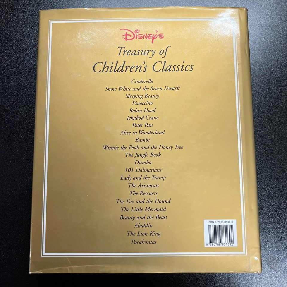DISNEY'S TREASURY OF CHILDREN'S CLASSICS Hardcover Special Edition 1997 ...