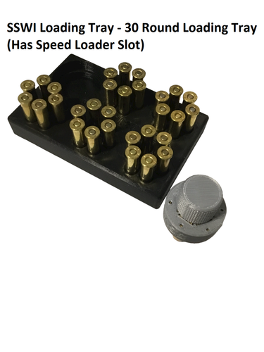 SSWI 357 38 Special Revolver Speed Loader, Loading Tray and Carrying ...