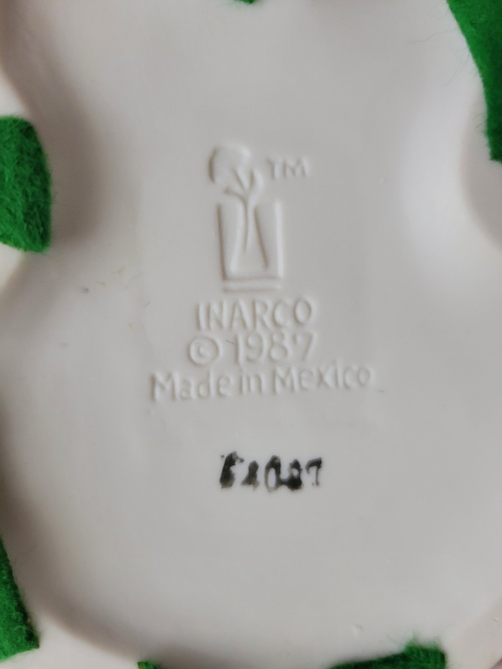 Inarco Ceramic Trio Bunny Rabbit Planter / Candy Bowl Easter - Set Of 3 ...