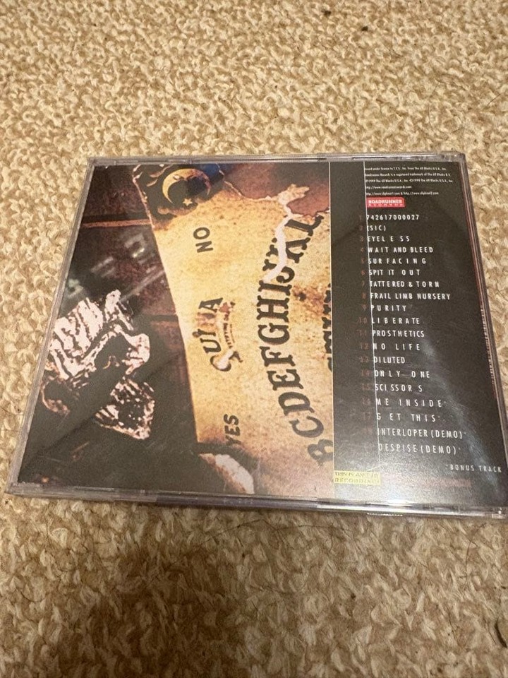Slipknot Debut Album Japan Limited 1st Press 19 Tracks, No Major ...