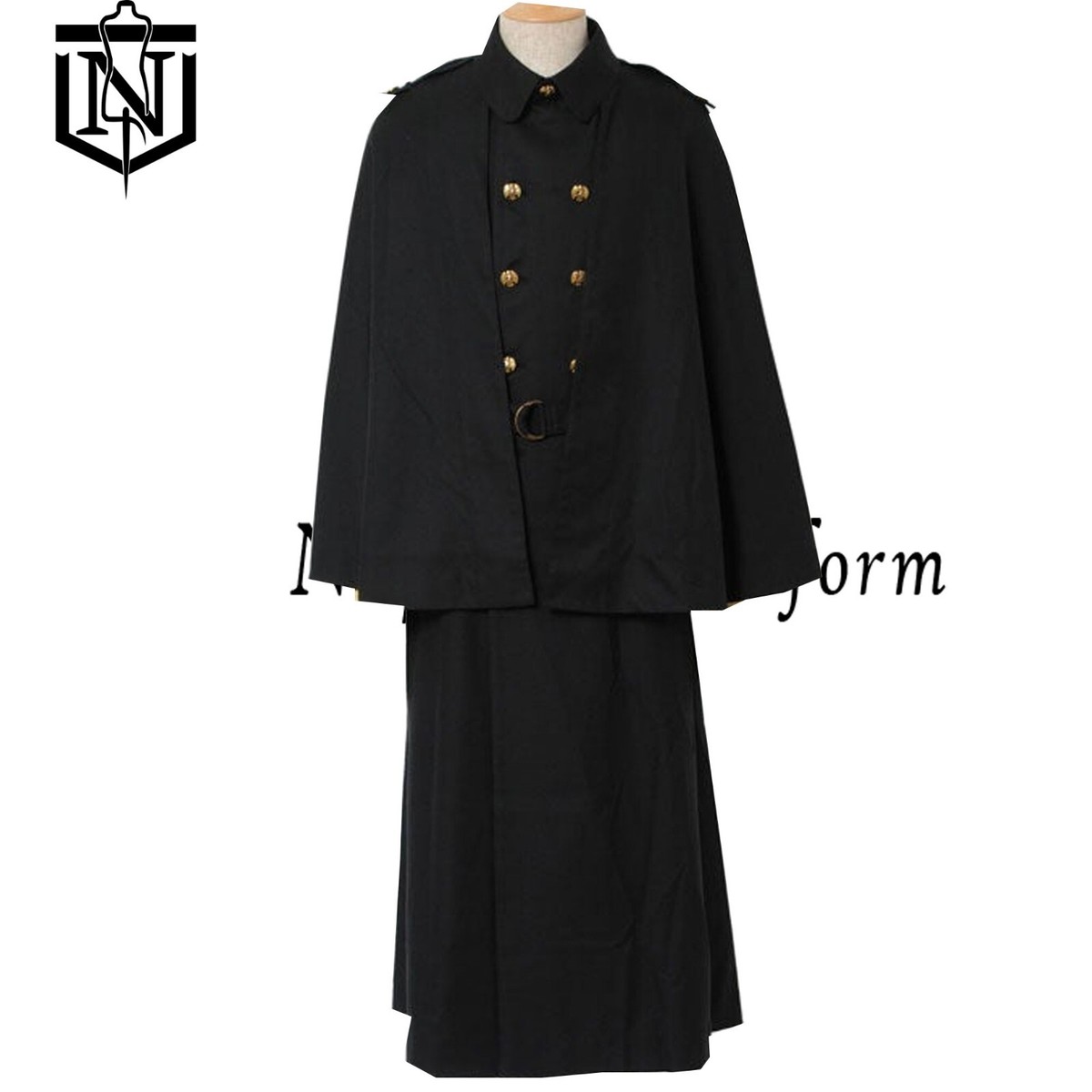 Black Military Cape