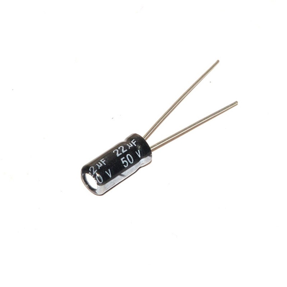 200pcs 50v 22uf 22mfd 105c aluminum electrolytic capacitor 5×7mm radail ...