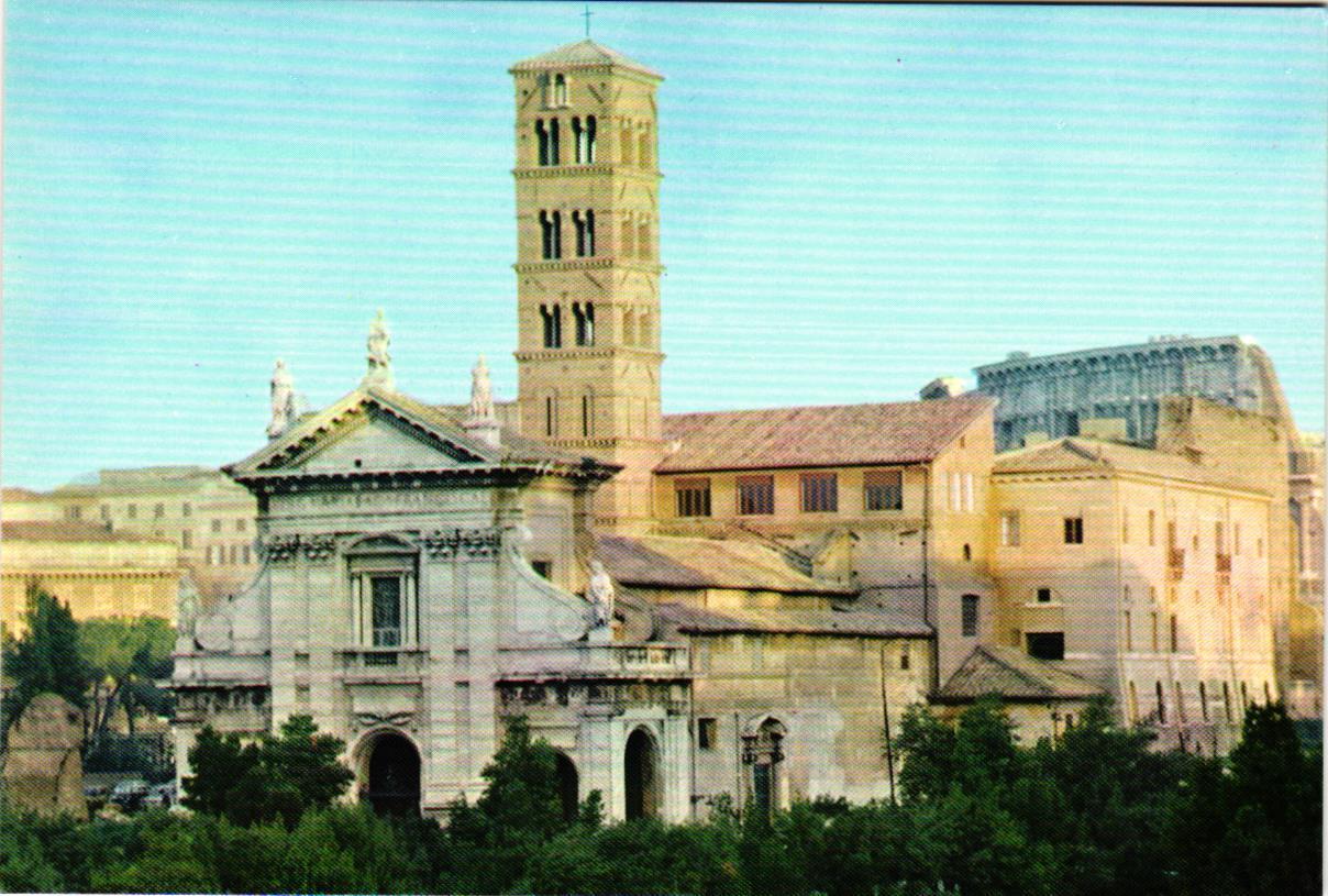 Basilica S. Maria Nova Rome Italy Postcard | eBay