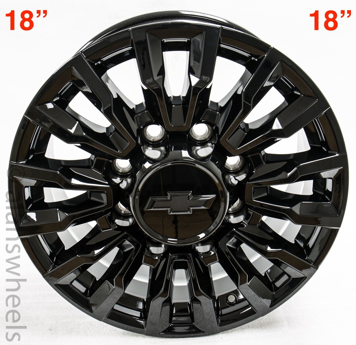 8 Lug Rims Chevy New Set (4) 24x14" American Truxx AT162 Black