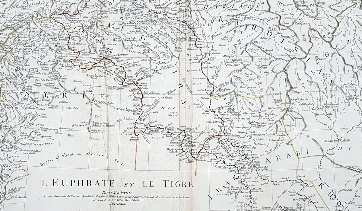 Tigris River Map Africa