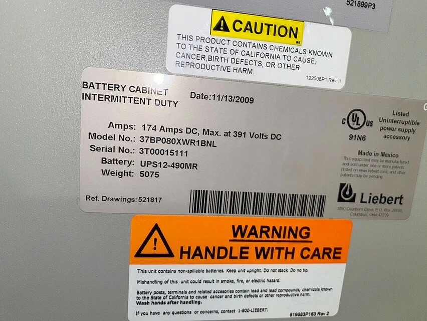 Liebert Npower Battery Cabinet | Cabinets Matttroy