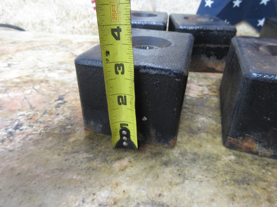 1998 HURCO BMC4020 CNC VERTICAL MILL LEVELING LEG LEGS PADS FEET BLOCK ...