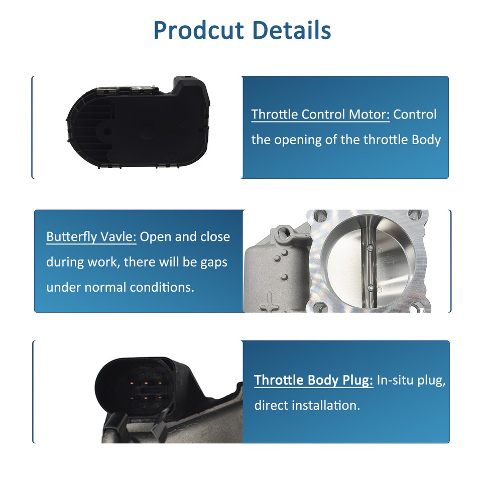 Electronic Throttle Body For 2011-2019 Ford Fiesta Escape Transit ...