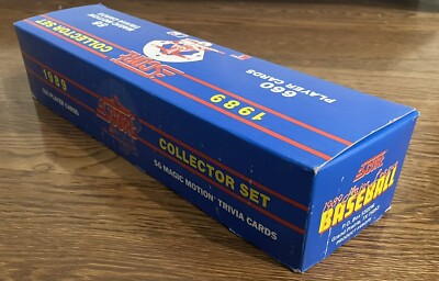 1989 SCORE Baseball Collector Set 660 Card Set w/56 Magic Motion Cards ...