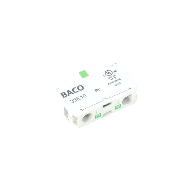 BACO 33E10 Contact Block 1no 3pos. for sale online | eBay