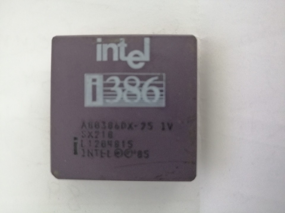 Goldcap CPU Intel i386 CPU Goldcap | eBay