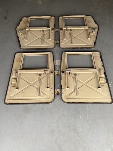 AM General Humvee Hmmwv Hummer H1 Flat X Doors-READ DESCRIPTION | eBay
