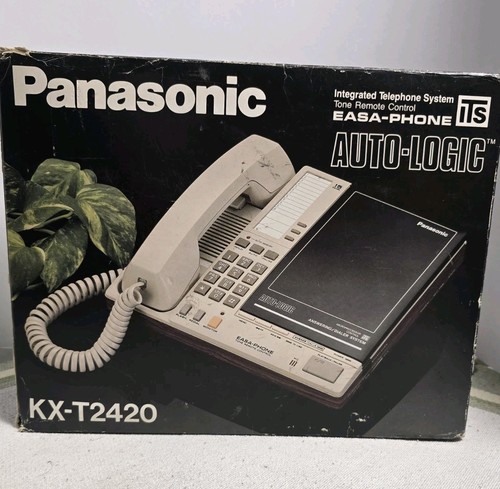 Panasonic KX-T2420 Vintage Easa-Phone Integrated Telephone System Auto ...