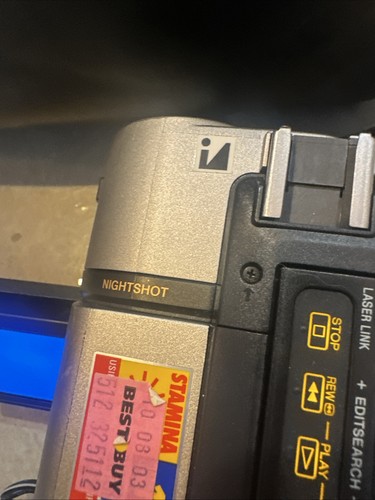 Sony CCD-TRV615 Stereo Hi8 8mm Digital Video Camera Camcorder Cables ...