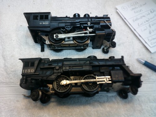 lionel lot of 2 steam engines #8300 runs #1130 sparks. for parts or ...