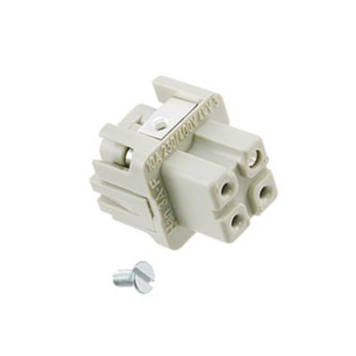 09200032711 Connettore: HAN femmina Han A PIN: 4 3+PE dimensione 3A 10A ...