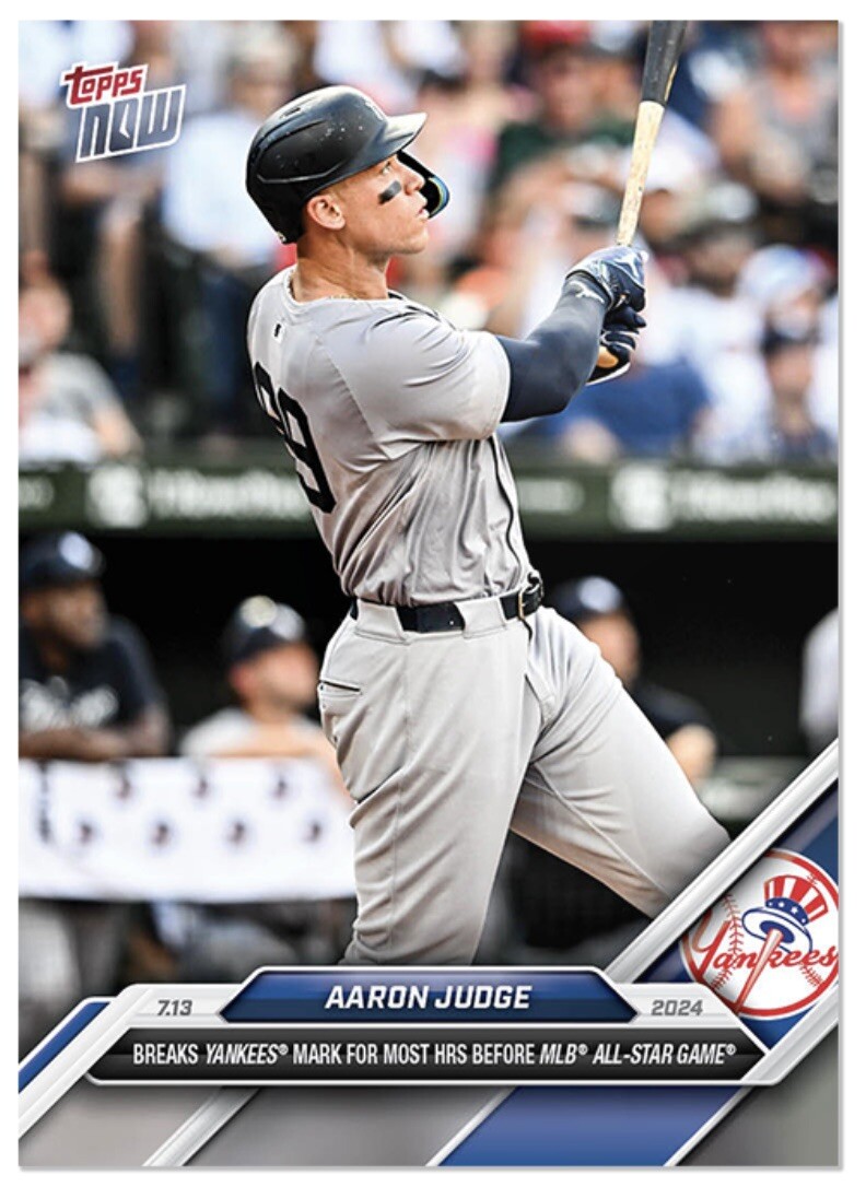 2024 Topps NOW Aaron Judge Card # 416 New York Yankees | eBay