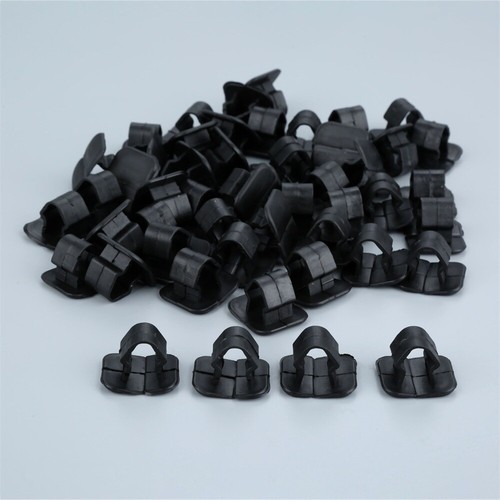 50pcs Car Hood Cotton insulation lining Clips Fasteners Auto Plastic ...