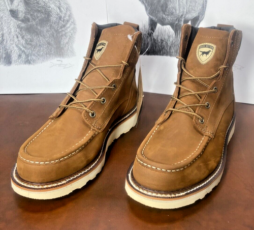 Work Boot Irish Setter Ashby, Model 83651, 6" Soft Toe Nubuck Full ...