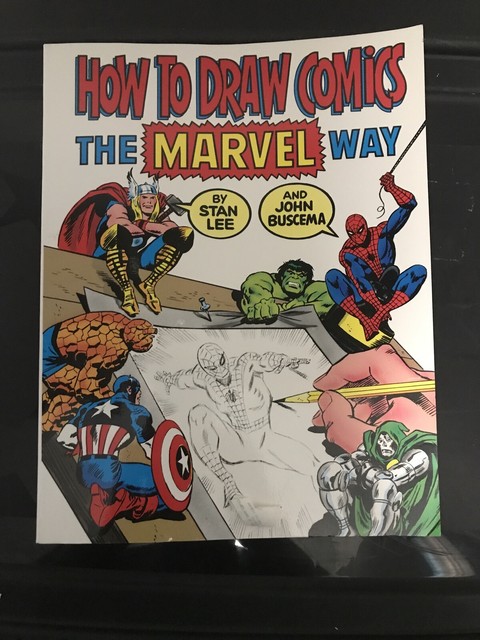 How To Draw Comics The Marvel Way Stan Lee Paperback Edition Book | eBay