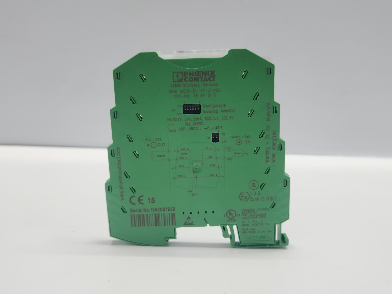 PHOENIX CONTACT MINI MCR-SL-UI-UI-NC SIGNAL CONDITIONER 2864150 for ...