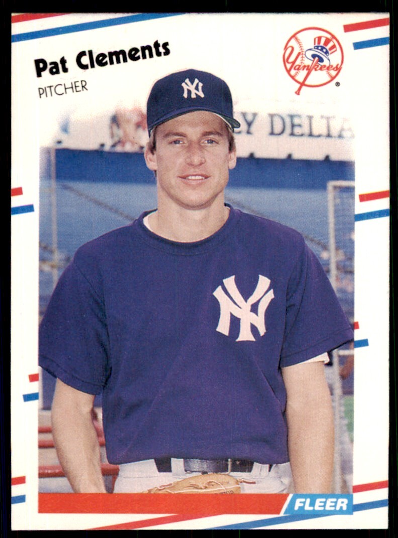 1988 Fleer Pat Clements New York Yankees #204 | eBay