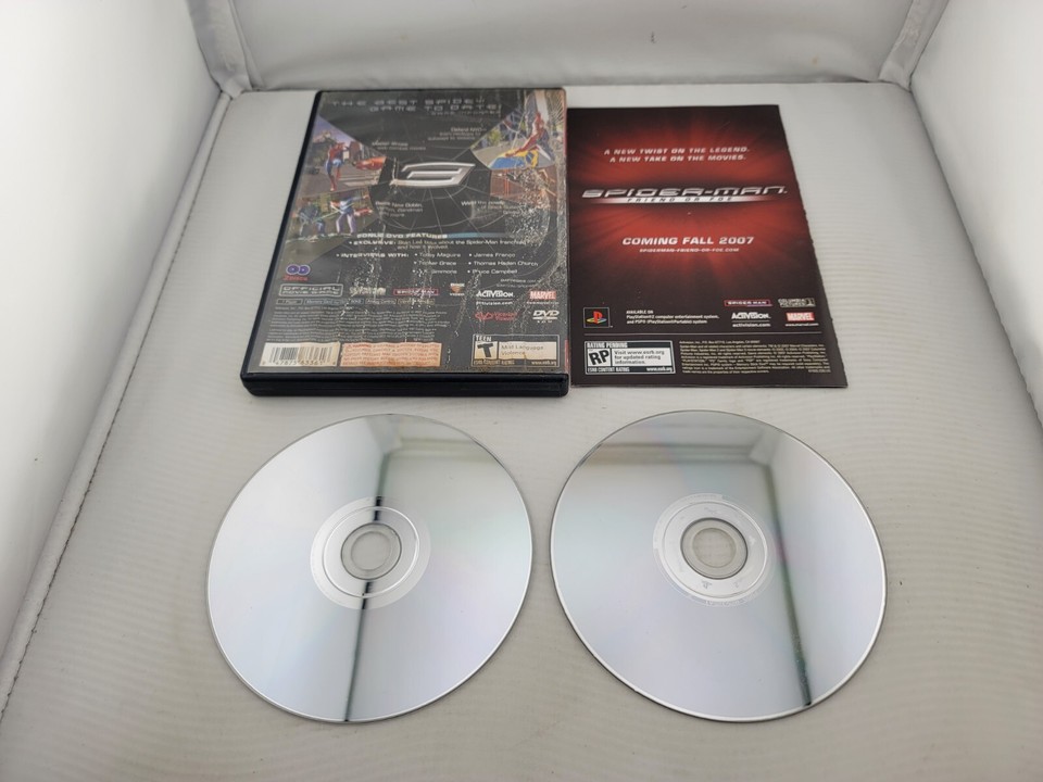 Spider-Man 3 Greatest Hits Sony Playstation 2 PS2 Complete Great Shape ...