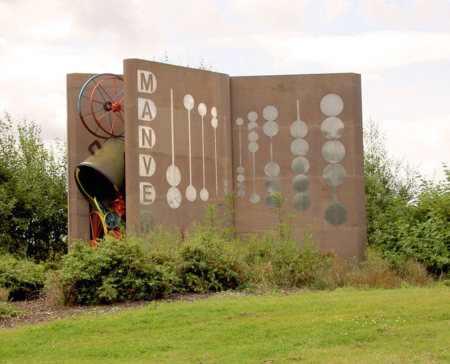 Photo 6x4 Entrance to Manvers. Wath Upon Dearne A new area created from ...