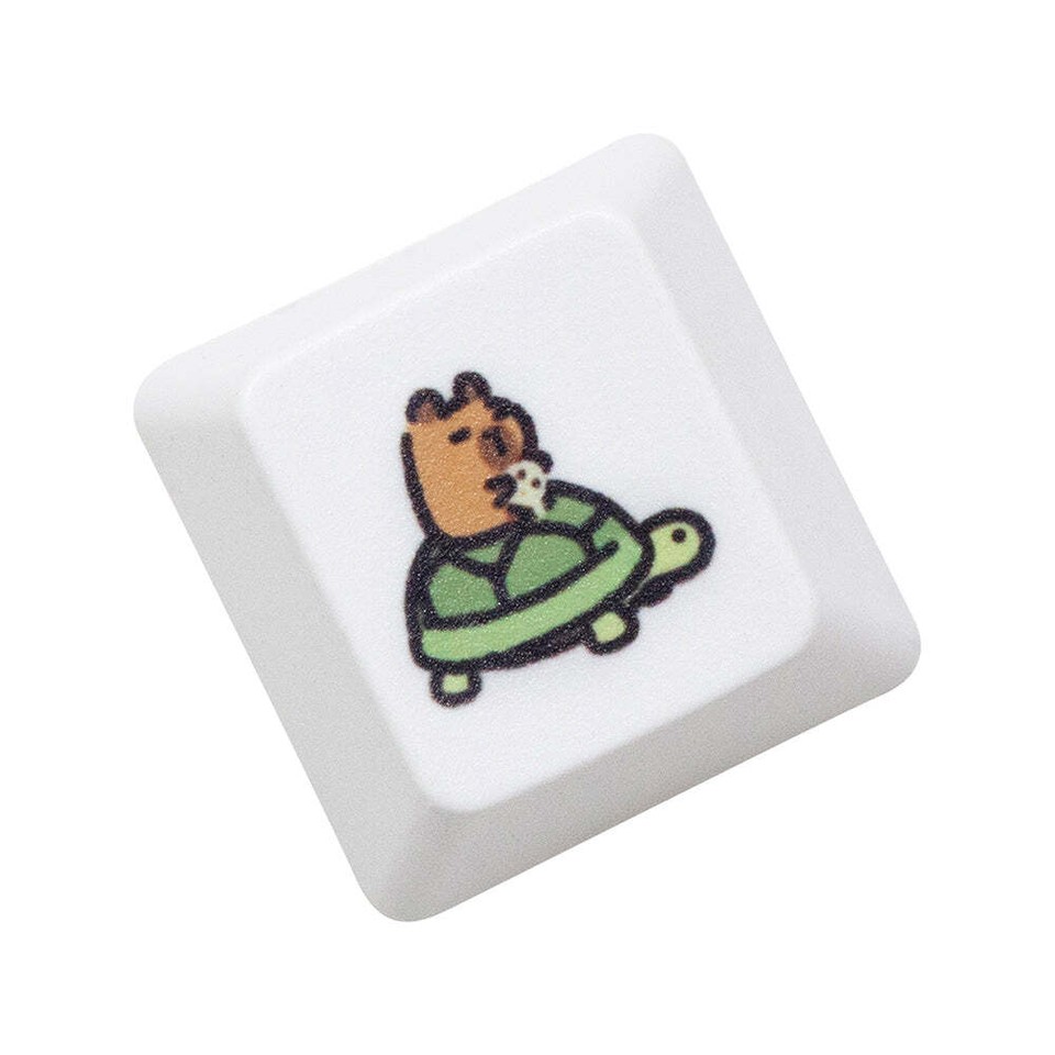 CUTE CAPYBARA KEYCAP MEME KEYCAP DYE SUBBED KEYCAPS FOR MX STEM GAMING ...