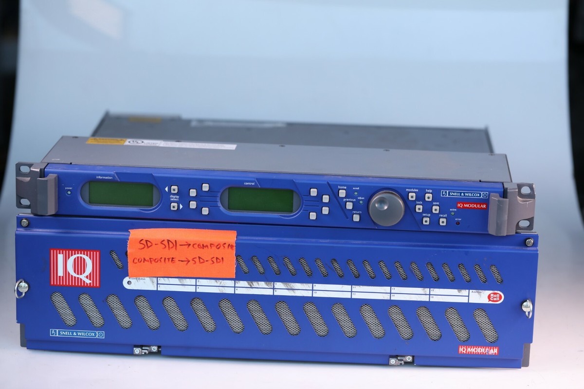 Snell Modular Snell & Wilcox IQH3N P IQ Modular DCO & DA Enclosure W/