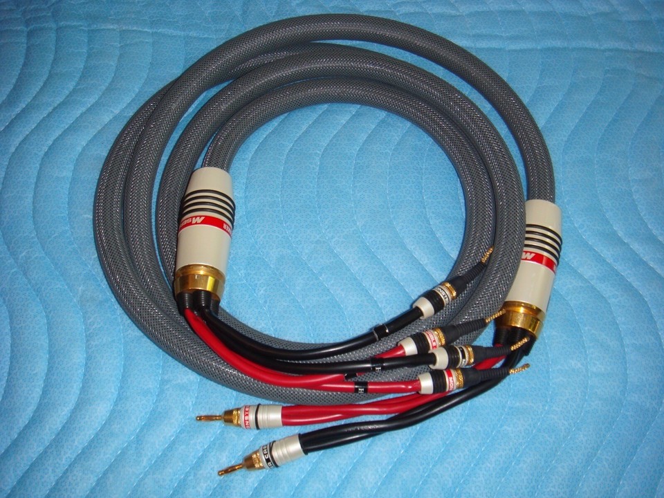 Monster Cable M Series M2.4s Bi-wire Speaker Cable 10 Feet Vintage Gold ...