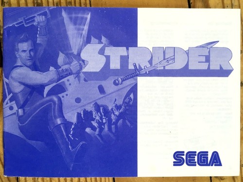 NOTICE SEULE 100% ORIGINALE - STRIDER 1 SEGA MASTER SYSTEM PAL EURO ...