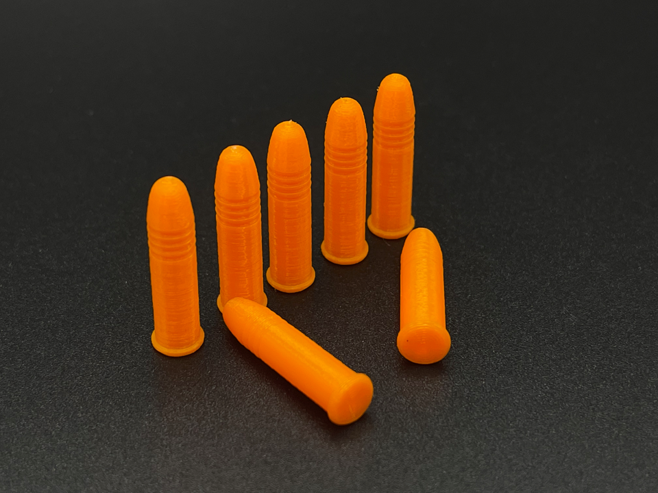 22 LR Dummy Rounds, Snap Caps -- Firearms Dry Fire Ammo Training **Made ...