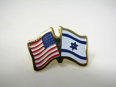 USA American Israel Flag Pin | eBay