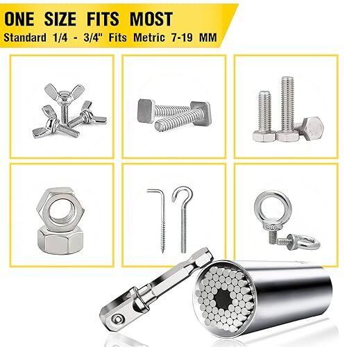 Stocking Stuffers for Men-Universal Super Socket, Christmas White ...