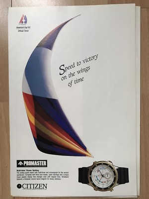 Citizen 1991 Advertisement Pub Ad Werbung | eBay