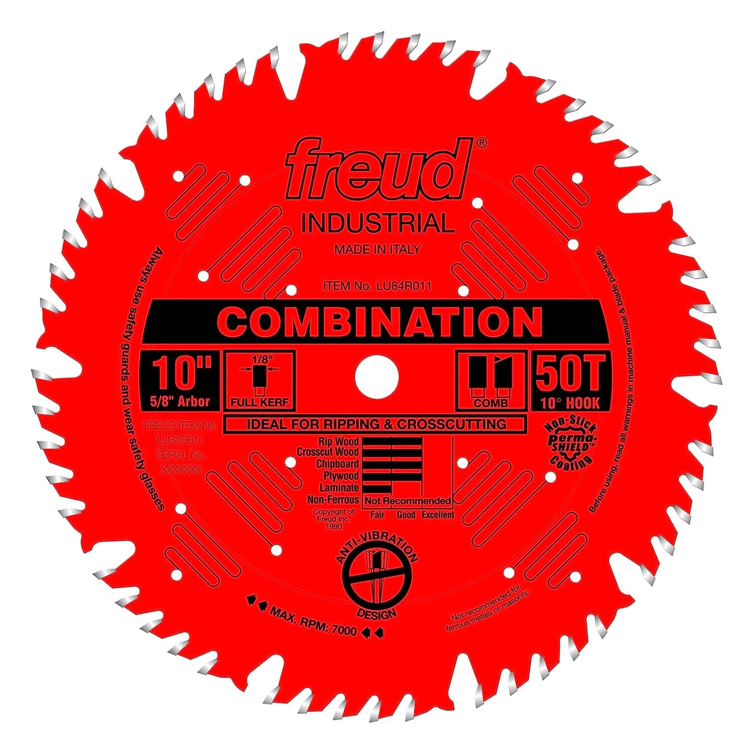 Freud LU84R011 10" Combination Blade 8925301554 | eBay